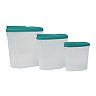 Farberware® 3-pc Cereal Containers with Pour Lids