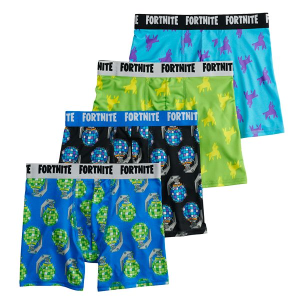 Boys 8-12 Fortnite 4-Pack Boxer Briefs