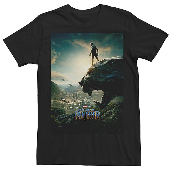 Men's Marvel Black Panther Overlook Graphic Tee