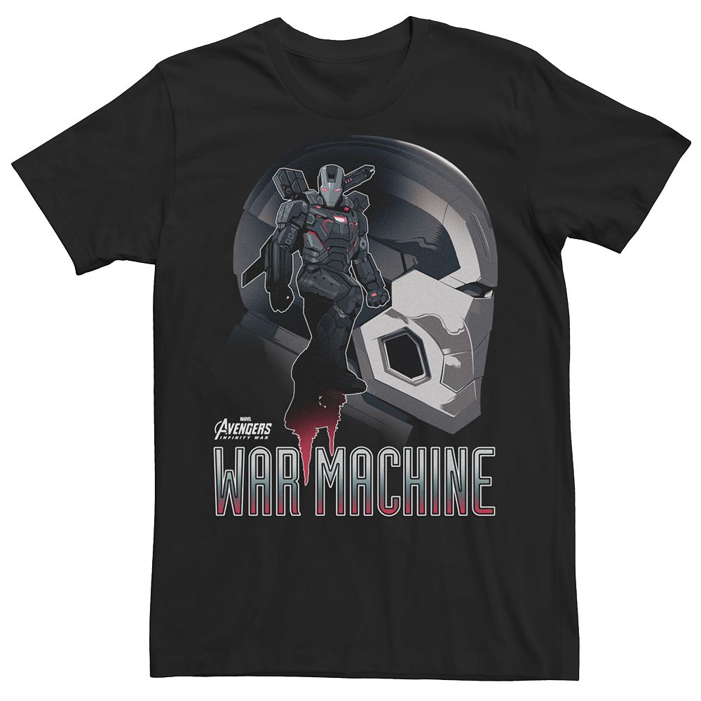 Men's Marvel Avengers Infinity War War Machine Silhouette Graphic Tee
