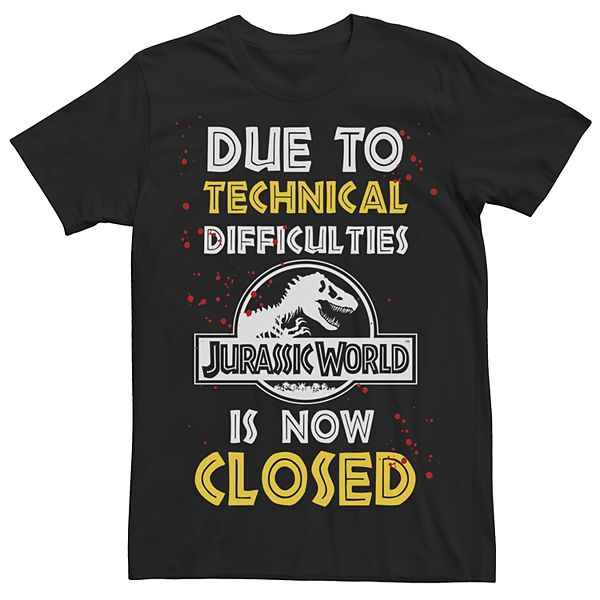 Men's Jurassic World Technical Difficulties Tee