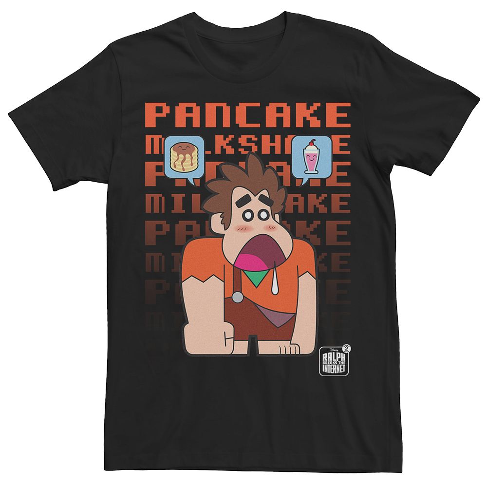 Men's Disney's Wreck It Ralph 2 Pancake Milkshake Tee