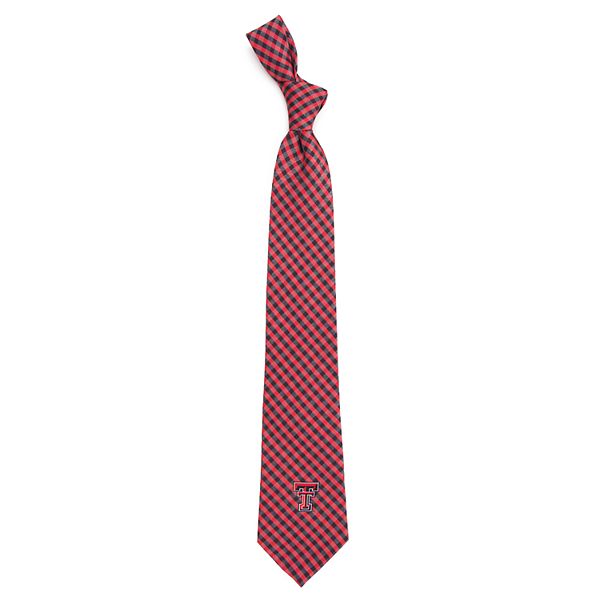 Men's Texas Tech Red Raiders Gingham Tie