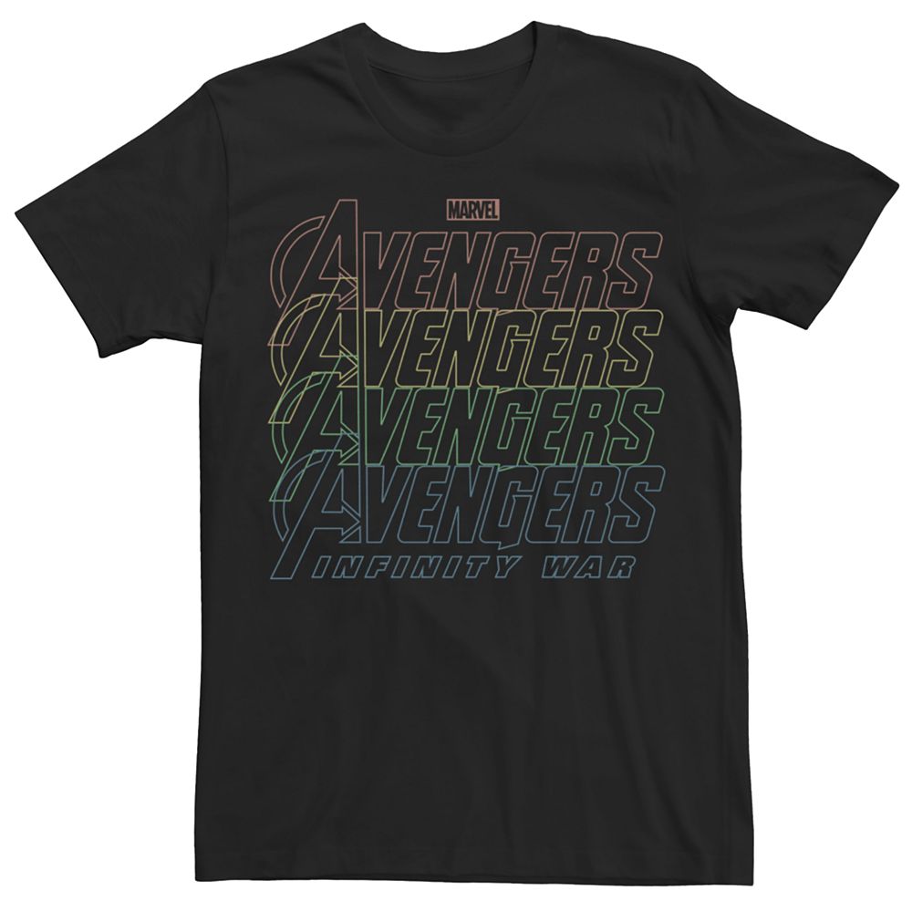 Men's Marvel Avengers Infinity War Title Fade Tee