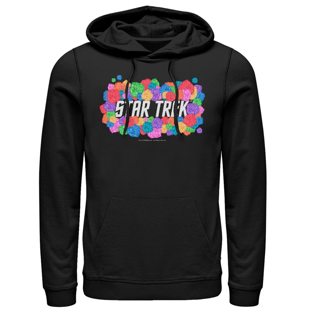 Men's Star Trek The Original Series Rainbow Tribble Attack Hooded Pullover