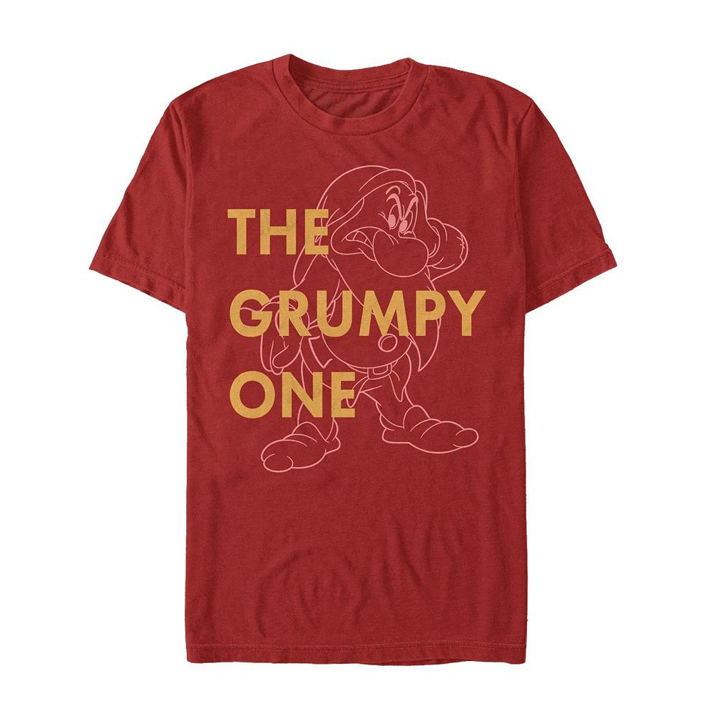 Men's Disney's Snow White and the Seven Dwarves Grumpy Dwarf Tee