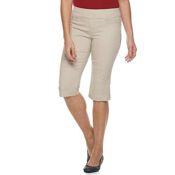 Women's Croft & Barrow® Effortless Stretch Pull-On Skimmer Capris