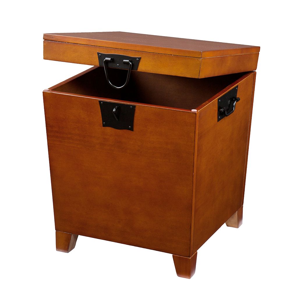 Pyramid Mission Trunk End Table