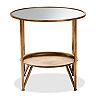 Baxton Studio Tamsin Gold End Table