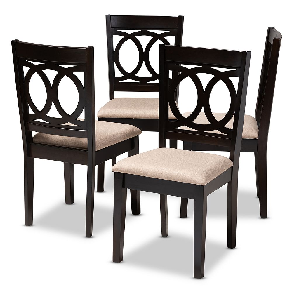 Baxton Studio Lenoir Dining Chair Set