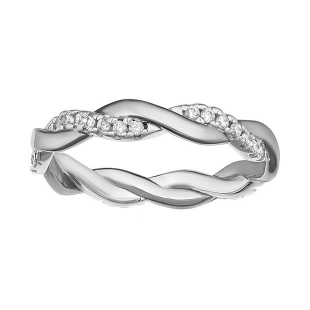Primrose Sterling Silver Braided Band Ring Women s Size 7