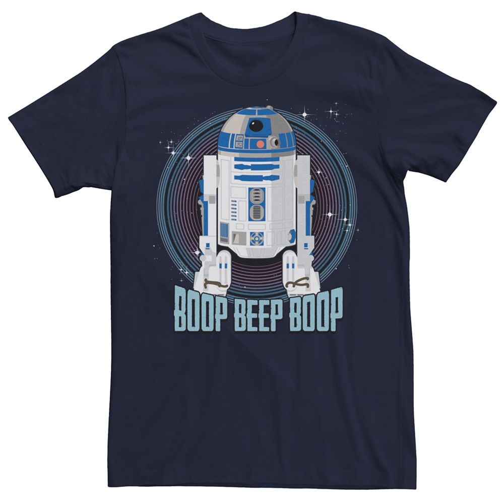 Men's Star Wars R2-D2 Boop Beep Boop Circle Tee