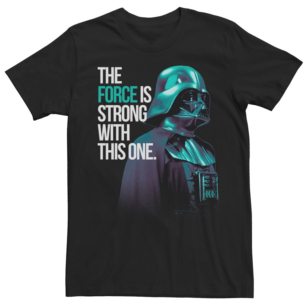 Men's Star Wars Darth Vader The Force Is Strong With This One Portrait Tee