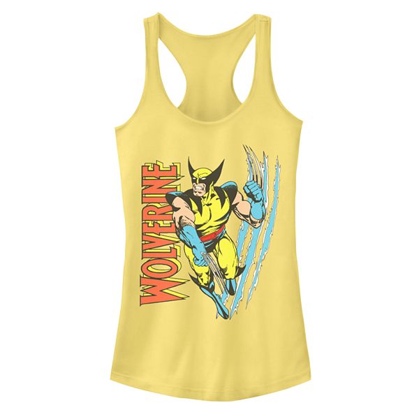 Juniors' Marvel Comics Retro Wolverine Racerback Tank Top