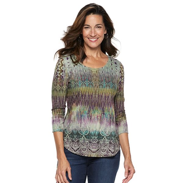 Women's World Unity Embellished High-Low Tee