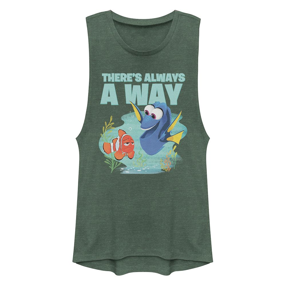 Juniors Disney / Pixar Finding Dory Always A Way Muscle Tank Top