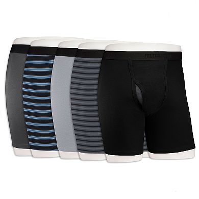 Men's Fruit of the Loom® Signature 5-pack Cool Zone Fly Boxer Briefs