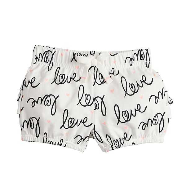 Baby Girl Jumping Beans® Ruffled-Back Bubble Shorts