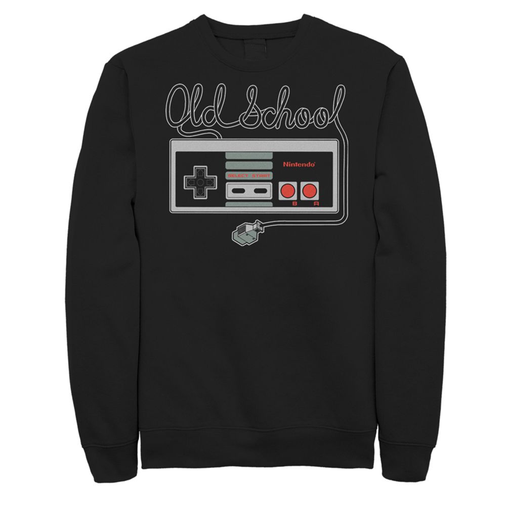 Men's Nintendo Classic NES Old School Controller Sweatshirt