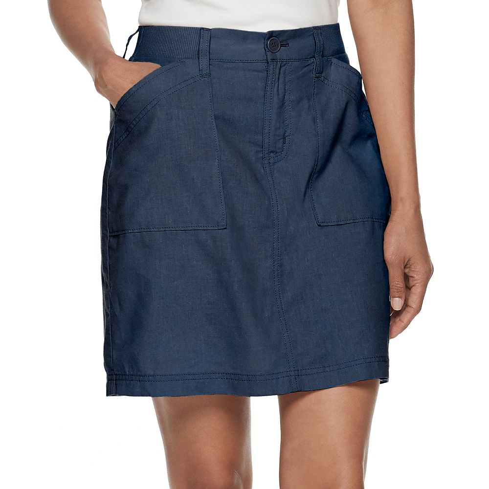 Womens Croft And Barrow® Linen Comfort Skort