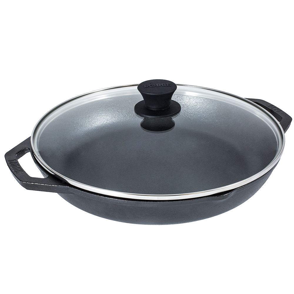 Lodge 12-in. Pre-Seasoned Cast-Iron Everyday Chef Pan