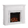 White Electric Fireplace
