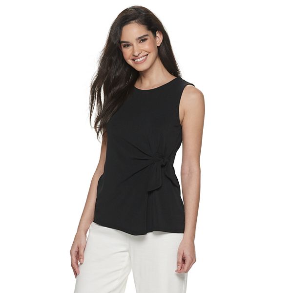 Women's ELLE™ Knot-Front Tank