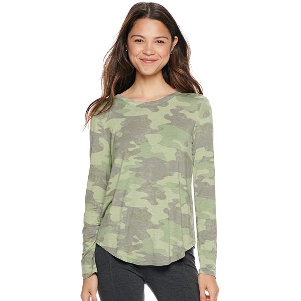 Juniors' Mudd® Long-Sleeve Crewneck Tee