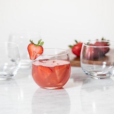 Scott Living 4-pc. Crystal Double Old-Fashioned Glass Set