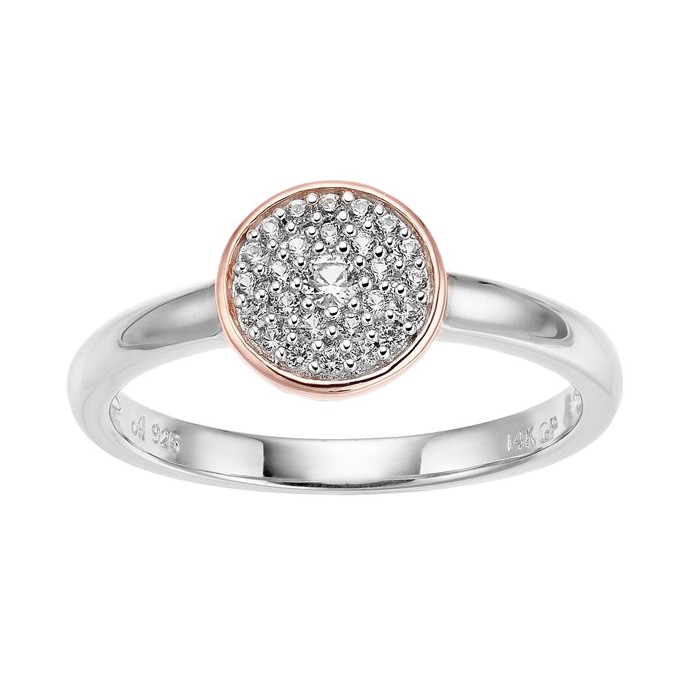 LeRose by Lexi and Rose 14k Rose Gold over Sterling Silver Lab-Created ...