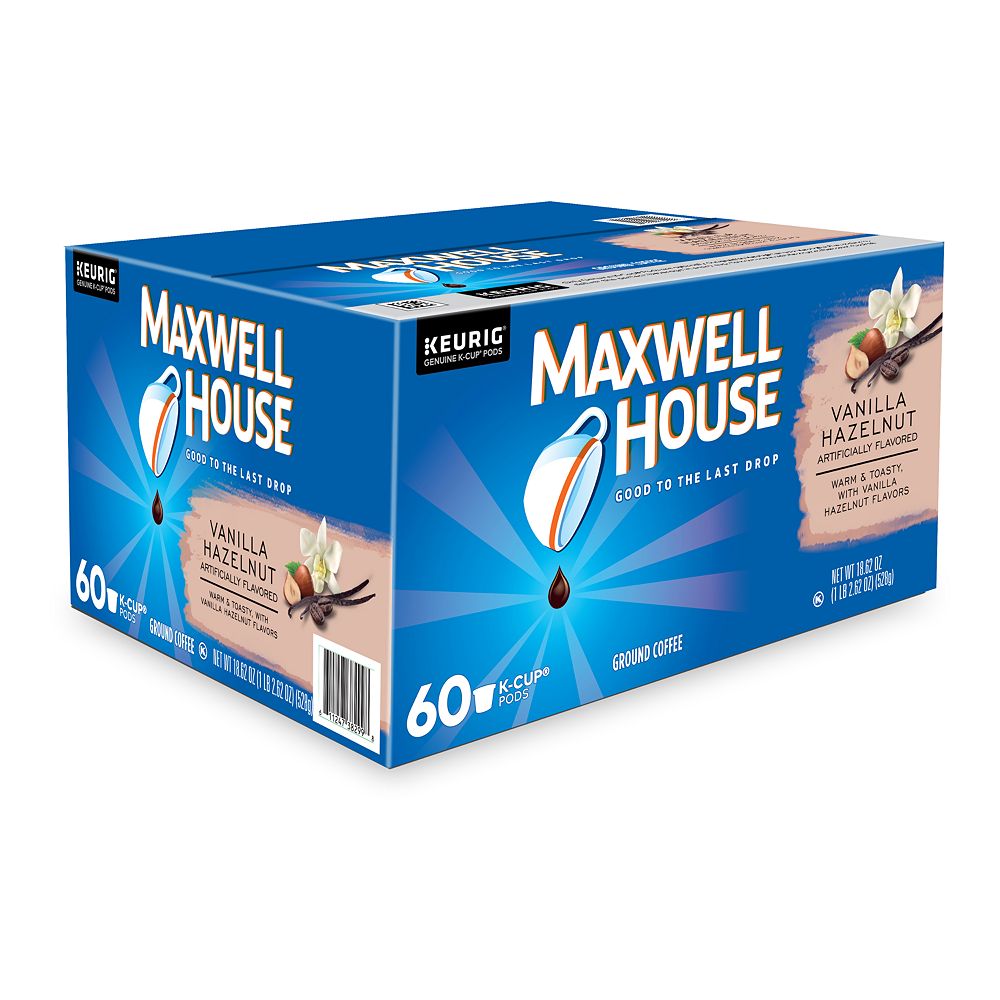Maxwell House Vanilla Hazelnut Coffee Keurig® K-Cup® Pods Medium Roast ...