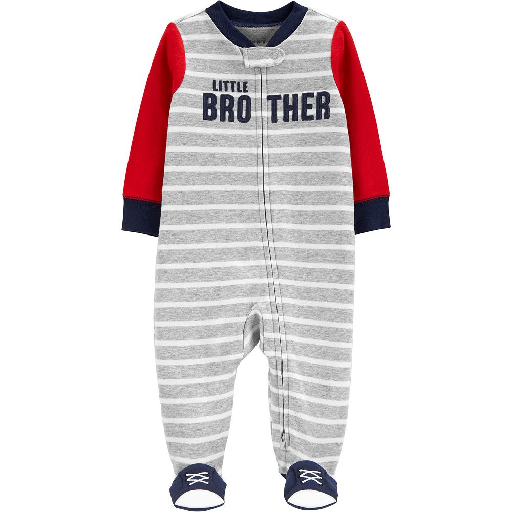 Baby Boy Carter's Little Brother 2-Way Zip Sleep & Play