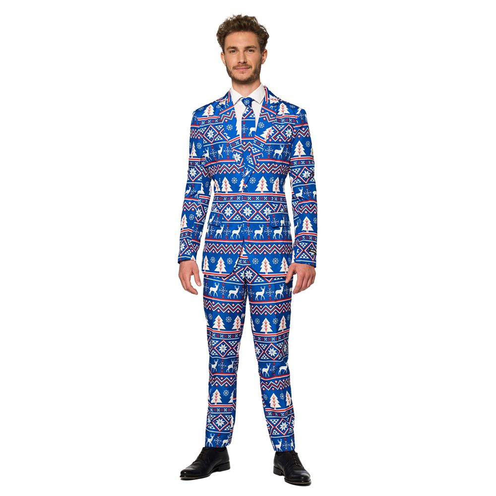 Men's Suitmeister Christmas Blue Nordic Suit