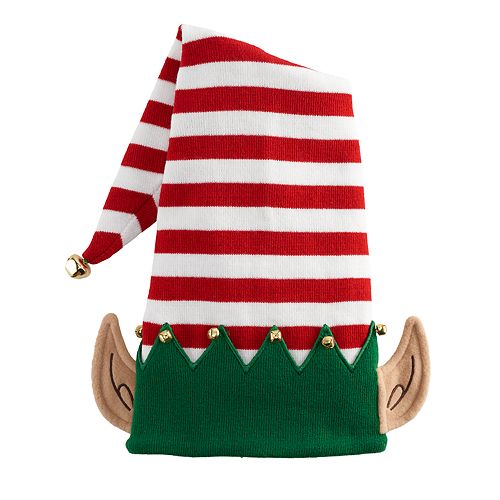 Adult Striped Elf Sleep Cap