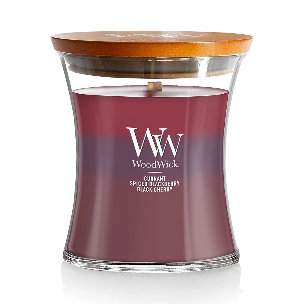 WoodWick® Sun-Ripened Berries Trilogy Medium Hourglass Candle