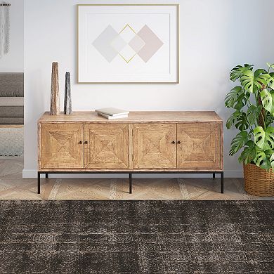 Linon Linon Jewel Collection Distressed Rug