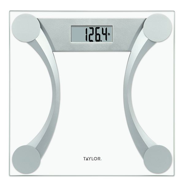 Taylor Digital Glass Scale with Metallic Accents