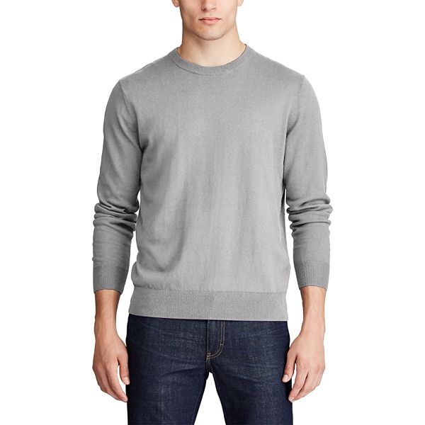 Men's Chaps Classic-Fit Solid Crewneck Sweater
