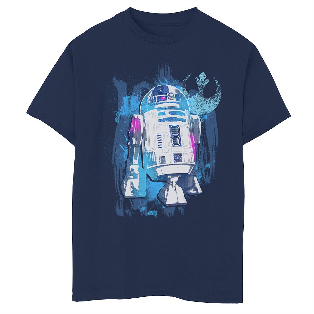 Boys 8-20 Star Wars R2-D2 Splash Tee