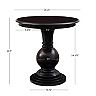 Powell Round Pedestal End Table