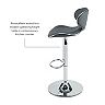 Linon Adjustable Bar Stool