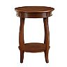 Powell Hazelnut Round End Table