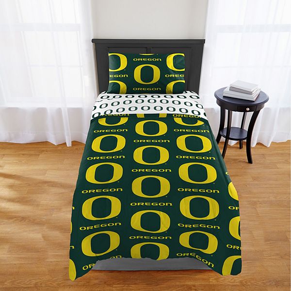 Oregon Ducks Twin Comforter Set