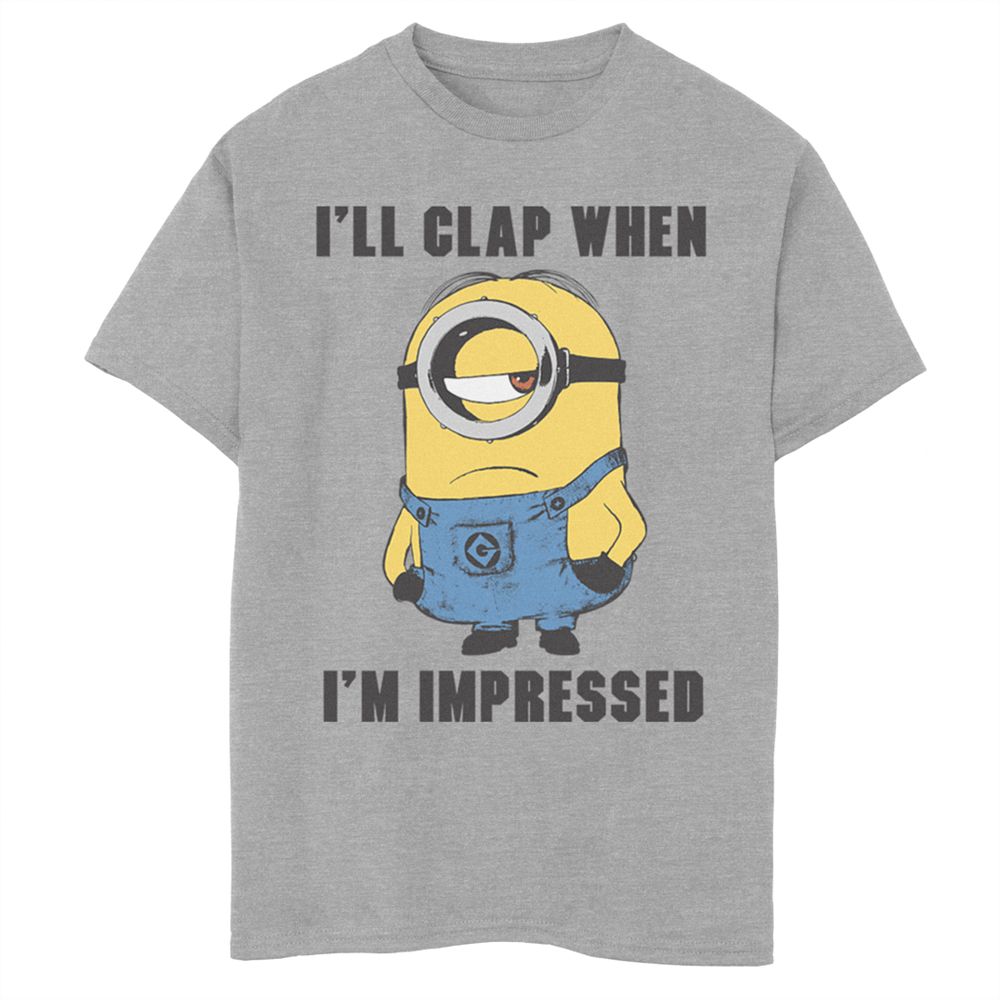 Boys 8-20 Minions I'll Clap When I'm Impressed Tee