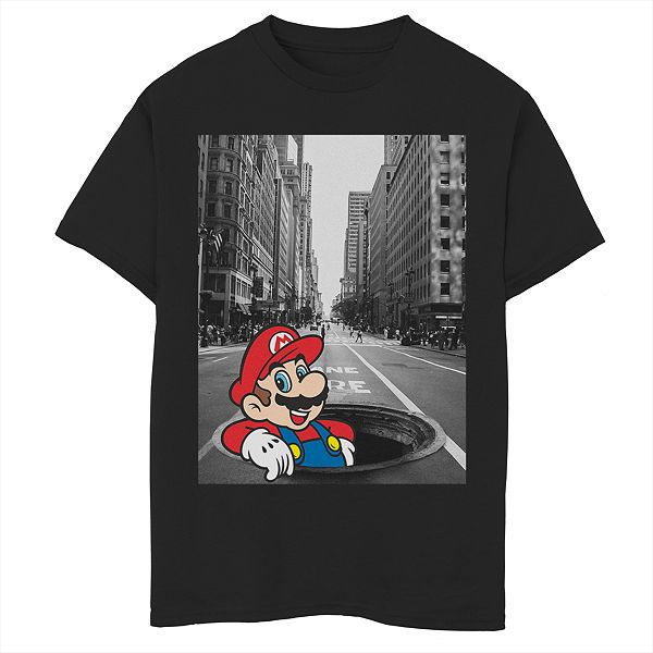 Boys 6-20 Nintendo Super Mario Street Thinker Graphic Tee