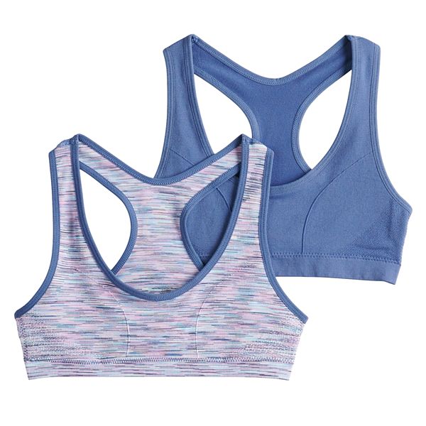 Girls 4-16 Maidenform® 2-Pack Seamless Racerback Bras