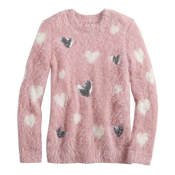 Girls 6-16 & Plus Size SO® Sequin Sweater