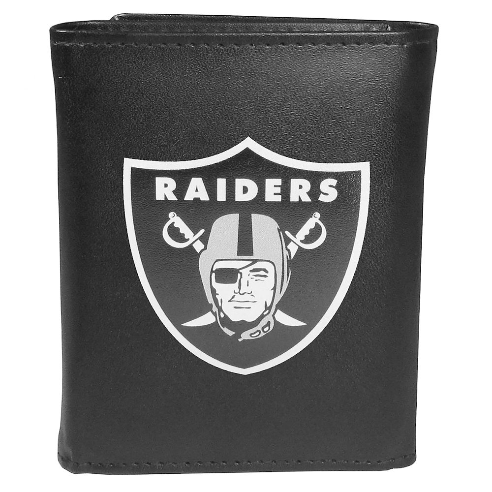 Men's Oakland Raiders Logo Tri-Fold Wallet