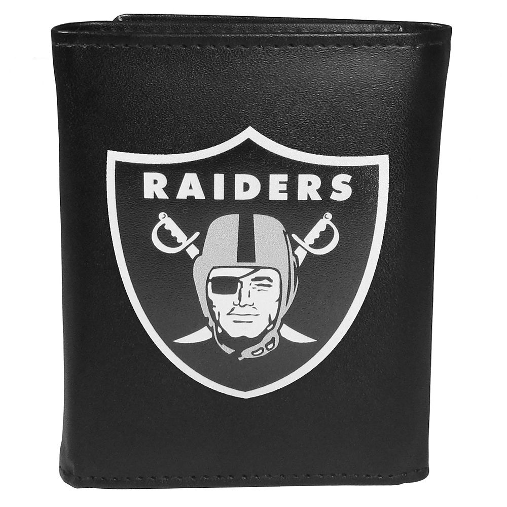 Men's Oakland Raiders Logo Tri-Fold Wallet