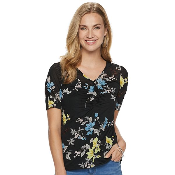 Women's Apt. 9® Ruched Front Top